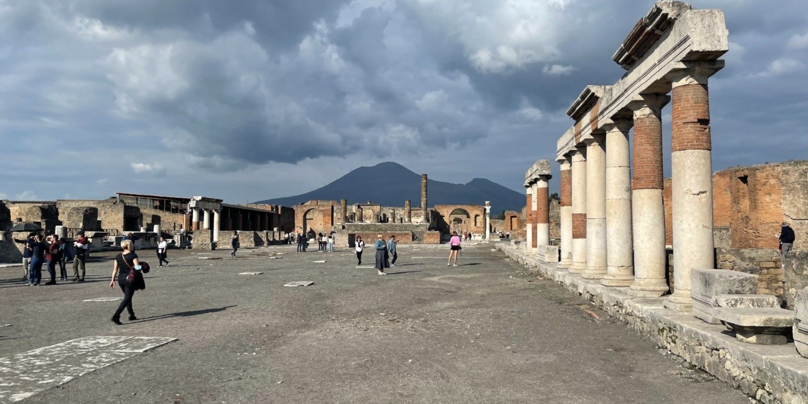 Guided Tour to Pompeii/Vesuvius with lunch/wine tasting from Sorrento