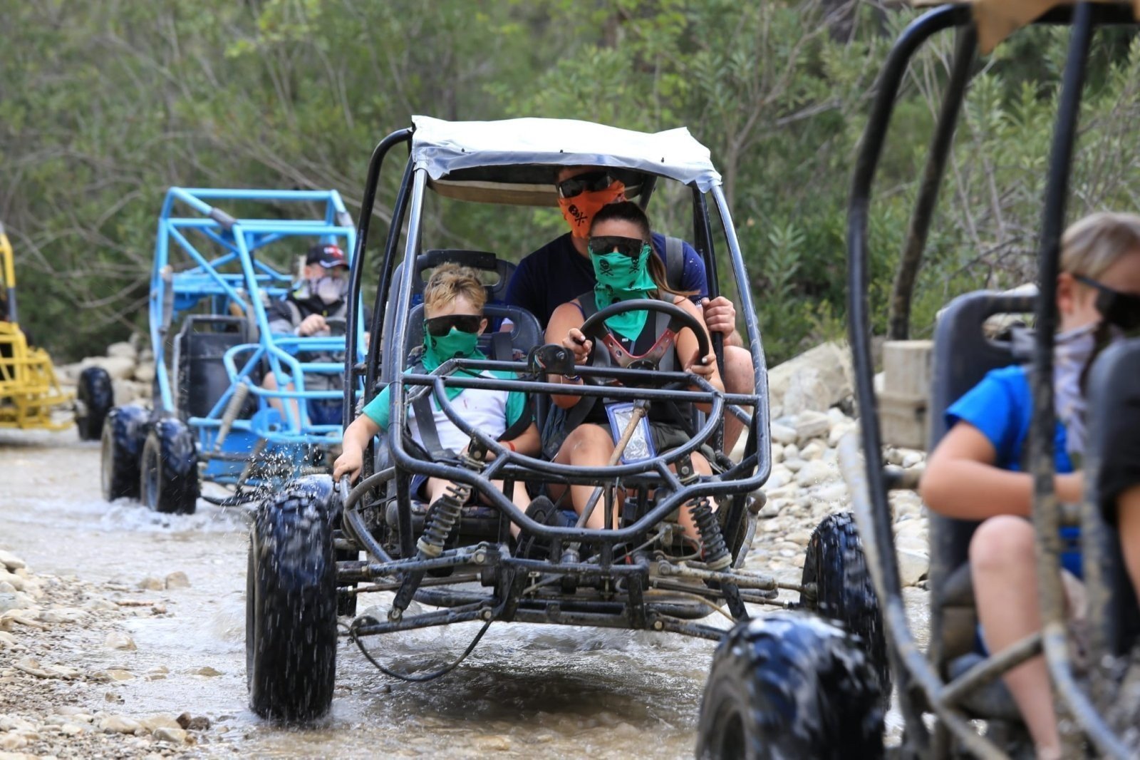 Rafting, Buggy Safari and Zipline Tour with Lunch from Antalya